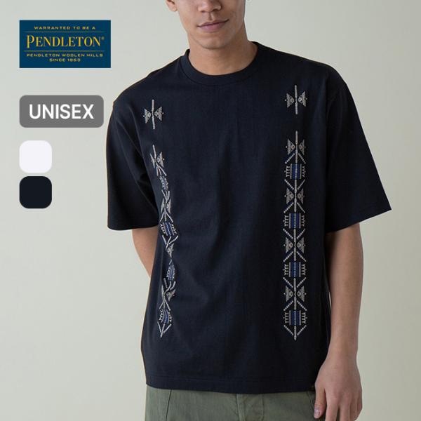 ■ブランド名：PENDLETON ■商品名：EMB Tee ■商品型番：5275-0017 ■カラー：O.ホワイト(ハーディング)【5275-0017-09】,ブラック(ミスティックレイク)【5275-0017-49】 ■サイズ：S,M,L...