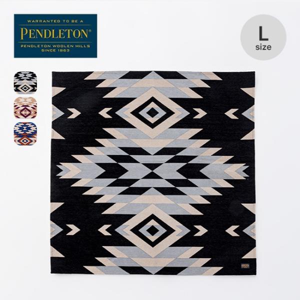 ペンドルトンらしい幾何学模様を大胆に配した正方形のラグマットです。■ブランド名：PENDLETON ■商品名：スクエアラージマット [MC079] ■商品型番：19800361 ■カラー：ワイスフォールズブラック【1980036198000...