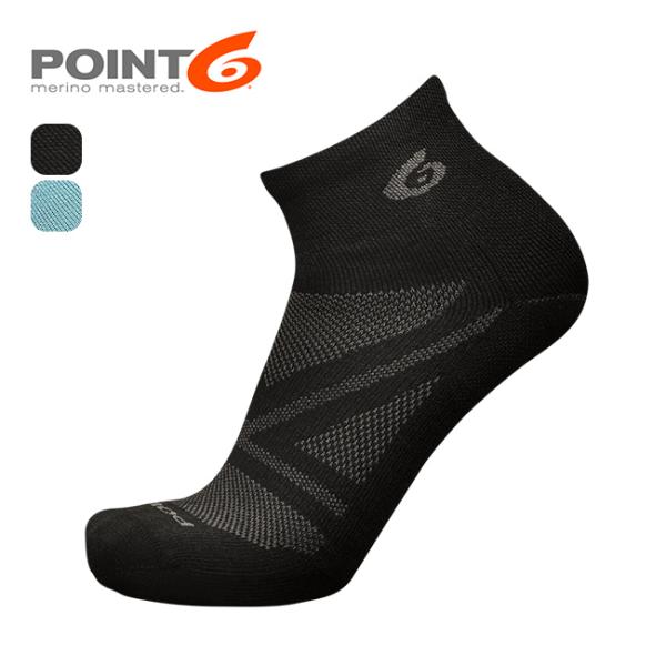 快適さと機能性を兼ね備え、ランニングやサイクリングなどアクティブなシーンに最適な軽量ソックス■ブランド名：POINT6 ■商品名：セカンドウインド ウルトラライトミニクルー ■商品型番：P62158 ■カラー：ブラック,ミント ■サイズ：M...