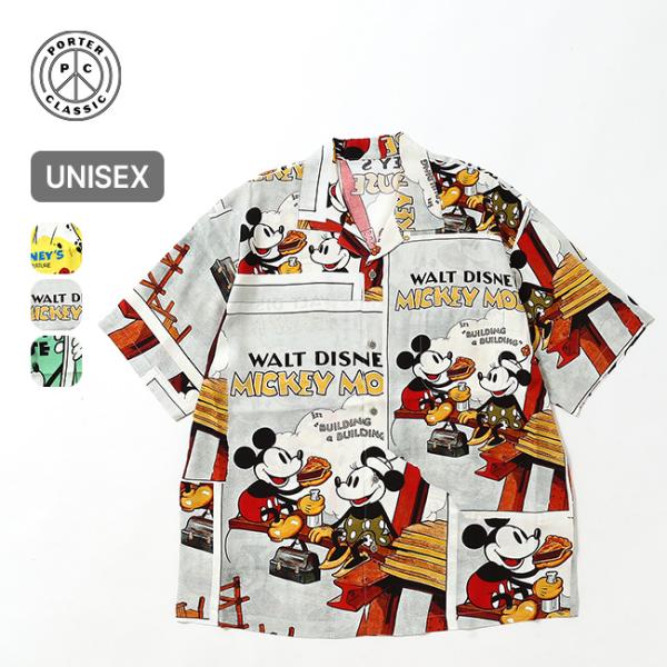 ミッキーや101匹わんちゃんなどディズニーのモチーフを重ねた、存在感のあるアロハシャツ■ブランド名：Porter Classic■商品名：DISNEY VP アロハシャツ■商品型番：―■カラー：101ダルメシアンズ／イエロー【DP-024-...