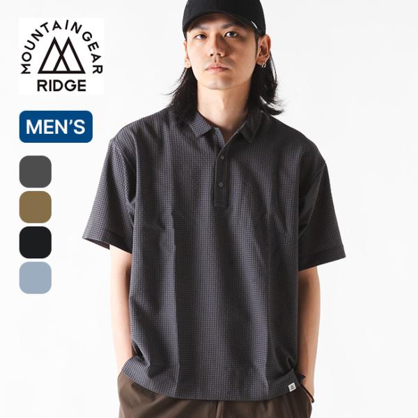 RIDGE MOUNTAIN GEARの「Comfyライン」プルオーバーシャツ■ブランド名：RIDGE MOUNTAIN GEAR ■商品名：コンフィープルオーバーショートスリーブシャツ メンズ ■商品型番：― ■カラー：チャコールスレート...