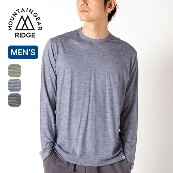 毎日着たくなるTシャツを目指して作りました。■ブランド名：RIDGE MOUNTAIN GEAR ■商品名：メリノベーシックロングスリーブTee マイクロボーダー メンズ■商品型番：― ■カラー：セージグレー,スレートヘイズ,チャコールミス...