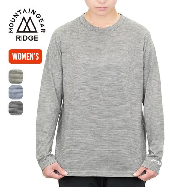 毎日着たくなるTシャツを目指して作りました。■ブランド名：RIDGE MOUNTAIN GEAR ■商品名：メリノベーシックロングスリーブTee マイクロボーダー【ウィメンズ】■商品型番：― ■カラー：セージグレー,スレートヘイズ,チャコー...