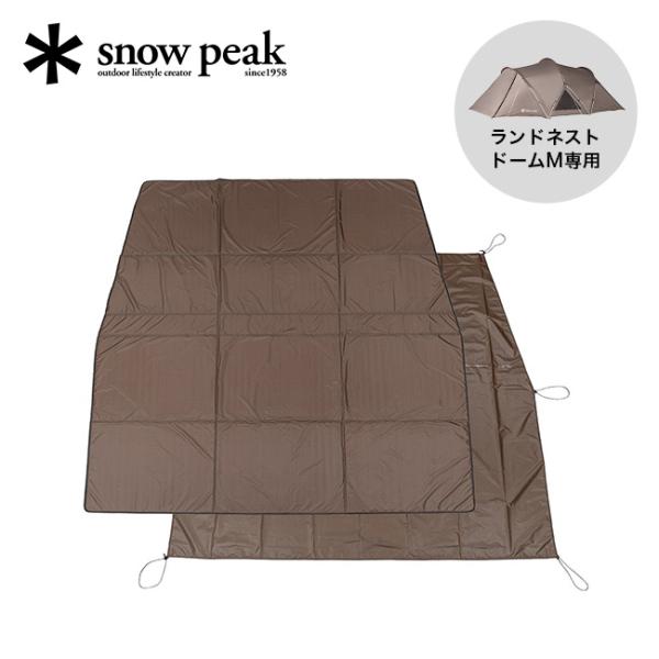 ■ブランド名：snow peak■商品名：ランドネストドームM マットシート■商品型番：TM-260■カラー：ー■サイズ：フロアマット：85×62×8(h)cmグランドシート：45×20cm■収納サイズ：フロアマット：85×62×8(h)c...