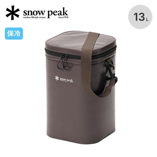 汎用性の高いソフトクーラーシリーズの素材や色、サイズをアップデート■ブランド名：snow peak ■商品名：ソフトクーラー 13 ■商品型番：FP-313 ■カラー：ー ■サイズ：225×225×360(h)mm ■素材：ポリエステル両面...
