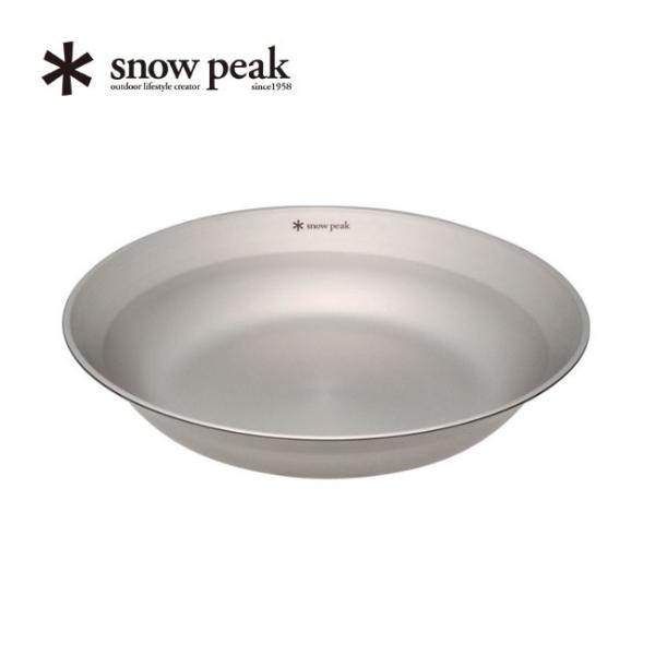 ■ブランド名：snow peak スノーピーク■商品名：SP Tableware Dish SPテーブルウェア ディッシュ■商品型番：TW-032■サイズ：直径209mm×高さ40mm■素材：0.4mm厚18-8ステンレス■重量：122gス...