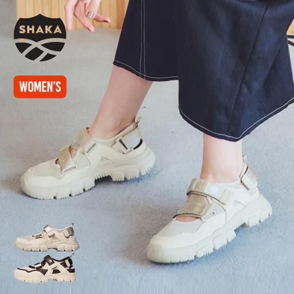 サンダルの軽快さはそのままにスニーカー感覚で遊びまわれるSHAKAのスニサン■ブランド名：SHAKA ■商品名：オッタートレイルAT ■商品型番：SK-217 ■カラー：リネン,リネンブラウン ■サイズ：5(23cm),6(24cm),7(...