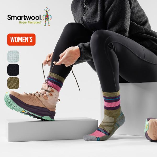 フィット感に優れ、運動量の多いアクティビティーにも対応するソックス■ブランド名：Smartwool ■商品名：ハイクフルクッションサターンスフィアクルー【ウィメンズ】 ■商品型番：SW70310 ■カラー：フロスティーグリーン【SW7031...