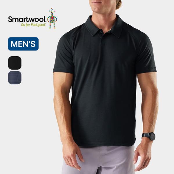 ゴルフやオフィス、通学など、さまざまなシーンで活躍するメンズ アクティブメッシュポロ■ブランド名：Smartwool ■商品名：アクティブメッシュポロ メンズ ■商品型番：SW60106 ■カラー：ブラック【SW60106001】,ナイトフ...
