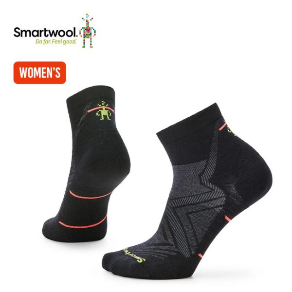 ランニングを研究してフィット感をさらに最適化■ブランド名：Smartwool ■商品名：ラン ゼロクッションアンクル【ウィメンズ】 ■商品型番：SW70302 ■カラー：ブラック【SW70302003】 ■サイズ：S（21-23cm）,M（...