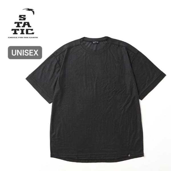 軽量薄手のウール100%インナーシャツ■ブランド名：STATIC■商品名：ローS／S■商品型番：36211■カラー：オフブラック■サイズ：S,M,L,XL■素材：133g／m&amp;sup2; ウール100%■重量：145g(M)■生産国...