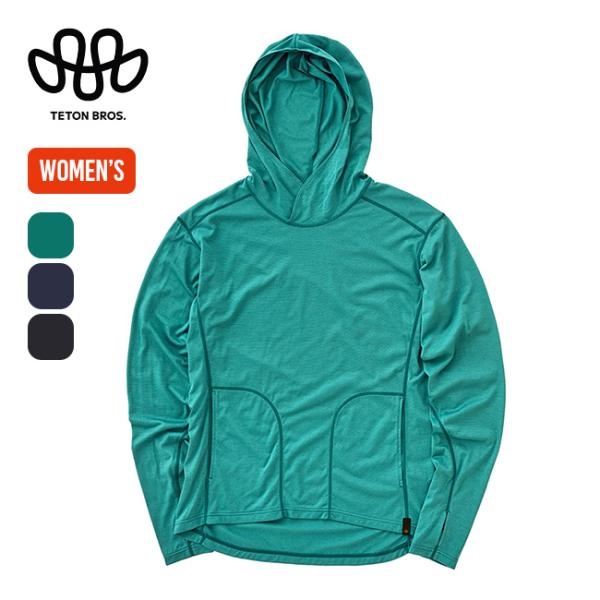 ハイブリッドウールの理想形■ブランド名：Teton Bros. ■商品名：アクシオライトフーディ【ウィメンズ】 ■商品型番：― ■カラー：エメラルド【TB261-24021】,ネイビー【TB261-24041】,ブラック【TB261-240...