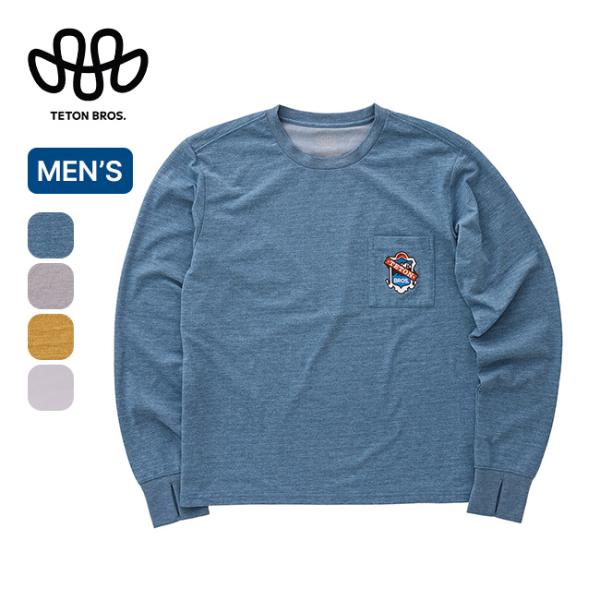 人気のグラフィックTシャツ■ブランド名：Teton Bros. ■商品名：TBエンブレムL／S Tee メンズ ■商品型番：― ■カラー：ブルー【TB253-50010】,グレー【TB253-50030】,イエロー【TB253-50040】...