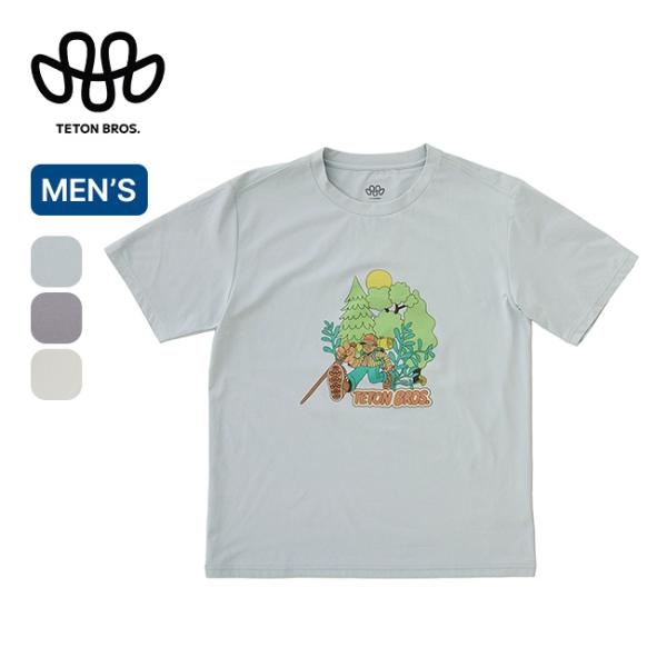 アウトドアマインドあふれるTony Teeシリーズ■ブランド名：Teton Bros. ■商品名：TBスレッドTee メンズ ■商品型番：― ■カラー：ライトグリーン【TB261-81010】,グレー【TB261-81020】,ホワイト【T...