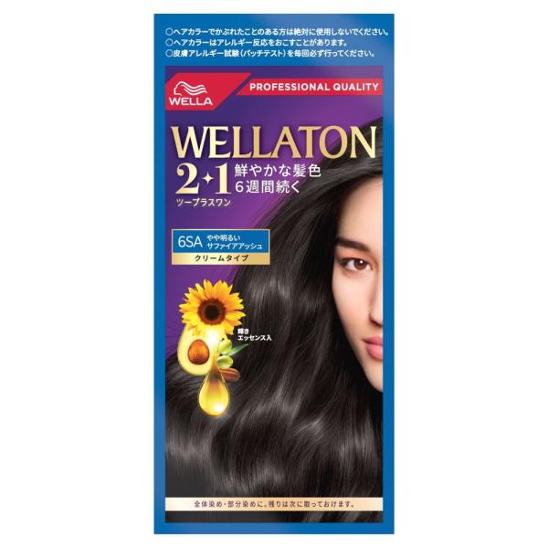 リッチなカラーと美しいツヤのヘアカラー「ウエラトーン2＋1シリーズ」のクリームタイプ。●液だれしにくいのでしっかり染まり、初めての方でも扱いやすい。●複数回に分けて使え、部分的なタッチアップにも。