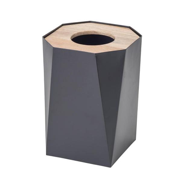 おしゃれなダストボックス。 マンゴーウッドとアイアンがどんなインテリアにも馴染み、おしゃれな雰囲気を演出します。