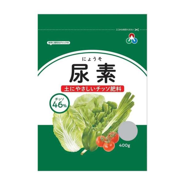 土にやさしいチッソ肥料です。チッソ成分を46％含んだ速効性の肥料です。葉面から良く吸収されるので葉菜類の追肥に適しています。