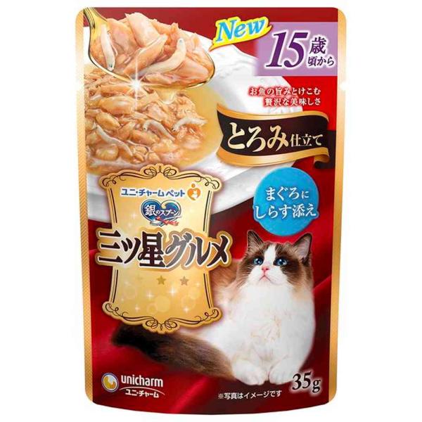 お魚フレークの具材が食べやすいとろみ仕立て　<br>たっぷり入ったお魚フレークがとろみスープにからんで食べやすい<br>１５歳頃からの愛猫の健康維持を考えて、ビタミンＥＢ群を調整。<br>腎臓の健康維持に...