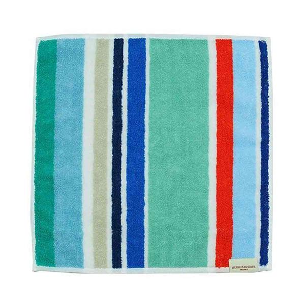 フランスの街の色、食の色、人の色など多彩なフランス文化をテーマに伝統的な製法で織り上げられた独自のストライプ生地のタオルハンカチ。先染の糸を組み合わせることで、生地の柄を忠実に再現。両面パイルなので、吸水性に優れています。今治の職人のこだわ...