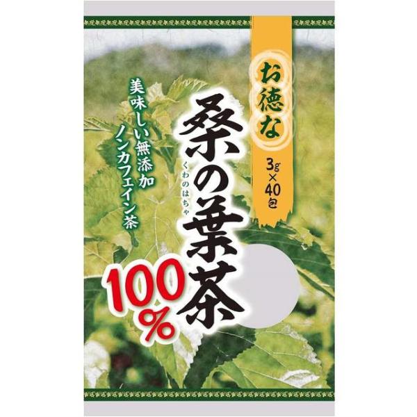 桑の葉を 100％使用した健康茶でじっくり焙煎し、風味豊かに仕上げました。ノンカフェインでお子様やカフェインが気になる方までご家族で安心してご飲用いただける４０包入りの徳用商品です。0
