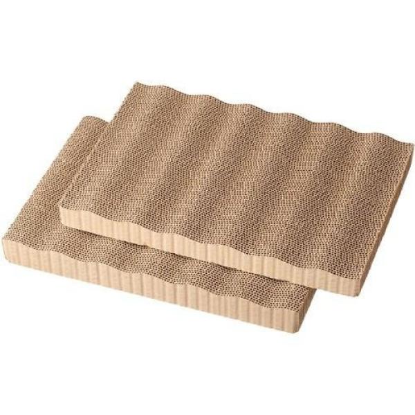 ニャンコロビーWAVEの交換用リフィル。爪とぎは波状と平面の長持ちリバーシブル。