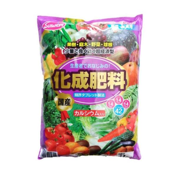 国産の化成肥料速効性で肥料成分のバランスが良く、あらゆる植物に使えます。粒の大きさや肥料成分が均一な、国産のタブレット型肥料です。成分が高いので与えすぎには注意しましょう。