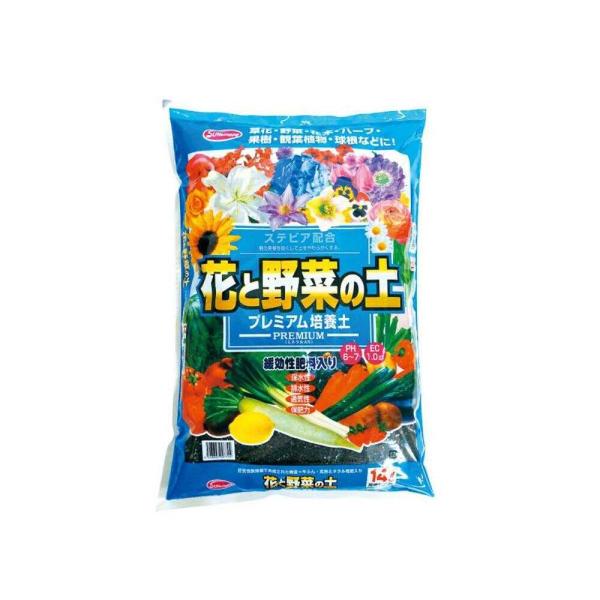 植え付けや植え替え時の培養土として花付きが良く見事な花が咲き、実はしまり美味しい野菜の収穫が期待できます。保水性・排水性・通気性・保肥力がバランスよく整っており、植物を健康に育てます。
