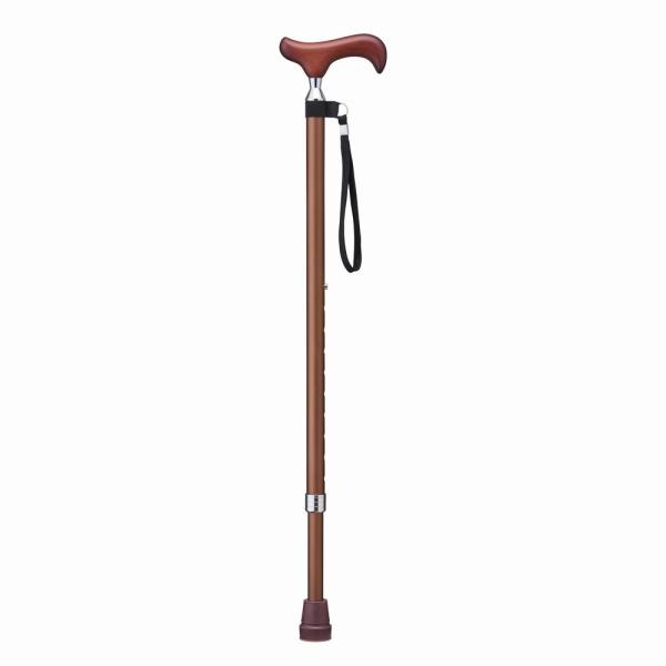 一般的な杖に比べグリップもシャフトも杖先ゴムも太めに仕立てた伸縮杖です。手の大きい男性は勿論、より安定感を求める女性にもお勧めです。10段階の長さ調節機能が付いていて身長140センチ~184センチまでの幅広い方にご使用頂けます。握った時に指...