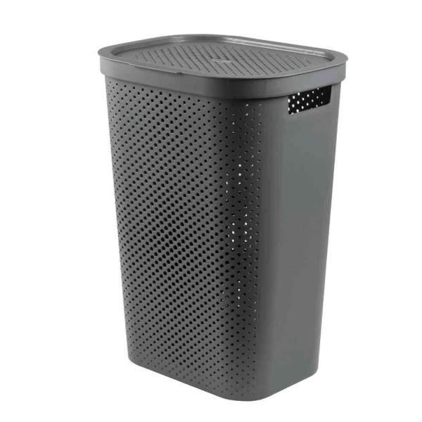 ドットのデザインがアクセントになるリサイクルプラスチック製バスケット。スカンジナビアンなデザインでお部屋に雰囲気をプラスします。通気性がよく、カビやニオイの原因となる湿気がこもりにくい仕様。素材には水や汚れに強いポリプロピレンを使用。汚れて...
