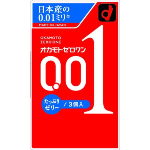 薄さ０．０１ミリのたっぷりゼリータイプコンドーム オカモト 生理用品 避妊具 避妊