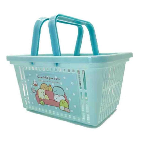 サンエックスの大人気キャラクター「すみっコぐらし」のキャラバスケットです☆文具や道具を入れに、デスク周りの整理整頓に便利♪たっぷり収納できて持ち運び楽チン♪お菓子を入れたり、お子様のおもちゃ収納ボックスとしても！プレゼントにもぴったりのキャ...