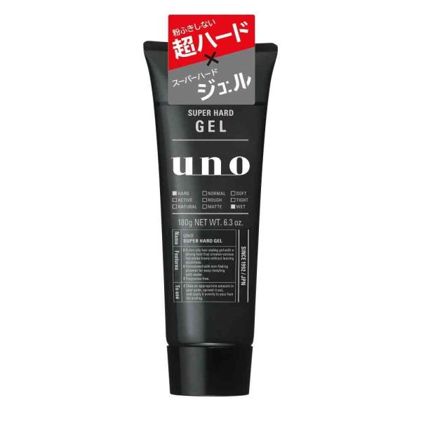 ガチッと固定！超強力ジェル。アンチオイリー・無香料。髪をいたわるトリートメント効果。水をつければ再整髪可能。ごわつきなく、超ハードなセット力でガチッと固定。湿気によるスタイル崩れを防ぎ、ヘアスタイルを一日中キープする「耐湿性セット成分」、「...