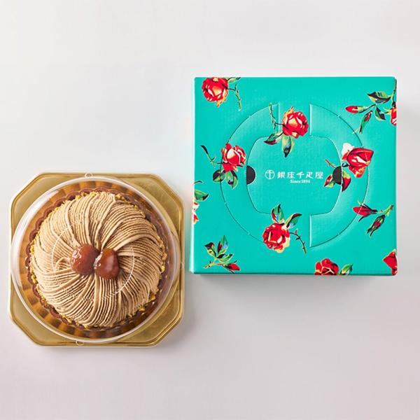 さっくりとした食感のタルト生地と甘さ控えめのクリームがマロンペーストの美味しさを引き立たせる、銀座千疋屋オリジナルのモンブラン。※洋酒を使用しております。●内容量直径約15ｃｍ●賞味期限冷凍30日