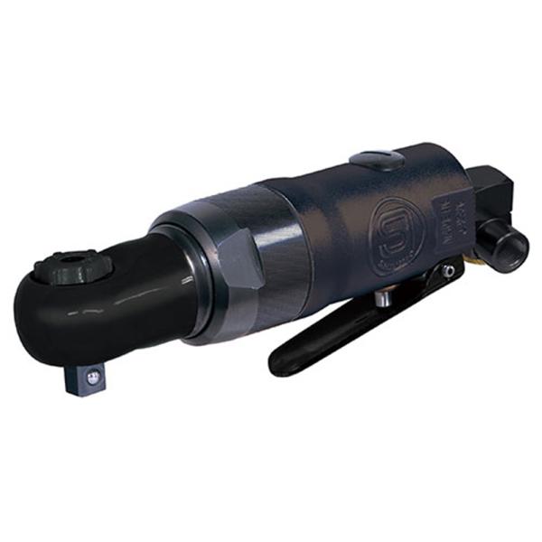 世界最小サイズで、エンジンルーム内のボルト脱着作業にも便利です。狭い場所のボルトナット脱着・自動車整備・板金。プッシュ式ワンタッチリリ−ス機構付です。ダブルスラスト機構の採用で耐久性に優れています。●差込角：9.5mm。●能力ボルト径：8m...