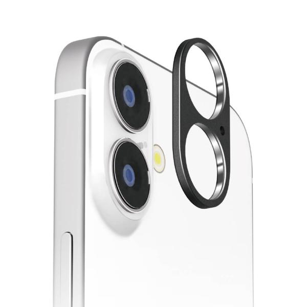 カメラレンズ周りをキズから守るiPhone 16 / 16 Plus 2眼カメラ用 カメラレンズフレーム アルミ/ブラックです。軽くて丈夫なアルミニウム素材を採用。カメラレンズ部分が空いている為、撮影時の画質に影響がありません。iPhone...