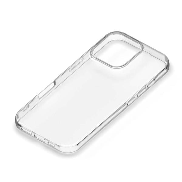 iPhone本体の美しさを最大限に活かすクリアタイプのiPhone 16 Pro用 クリアソフトケースです。しなやかで柔軟性に優れたTPU素材で端末本体をキズや衝撃から護ります。ケースと本体の貼り付きを防止するため、ケース内側にマイクロドッ...