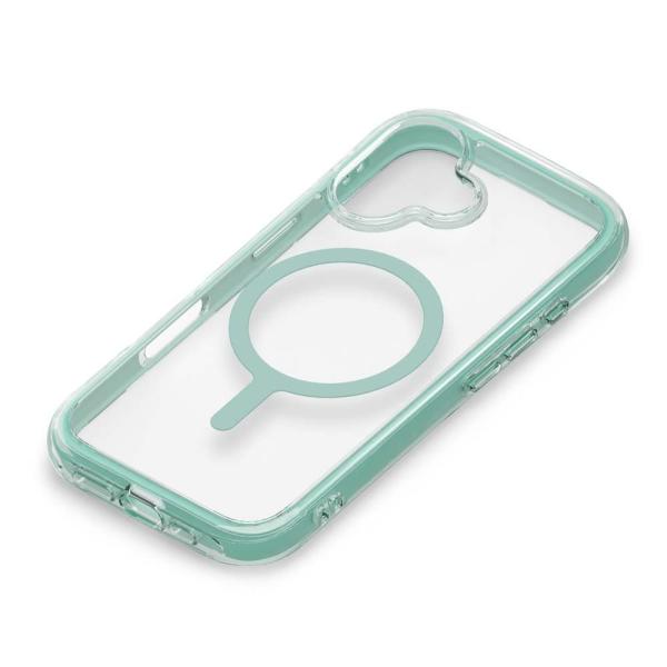 各種MagSafeアクセサリーに対応した360°エアクッション構造でiPhone本体を衝撃から守るiPhone 16用 エアクッションケースです。従来品とは異なり、側面のTPU素材が2層構造で内側は硬質なTPU素材でiPhone本体をしっか...