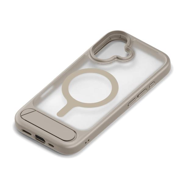 「PG-25AMH06BE」は、動画視聴に最適なスタンド機能付の各種MagSafeアクセサリーに対応したiPhone 17用 ハイブリッドケースです。ケース背面に折りたたみ式スタンドバーを内蔵し、縦置き・横置きに対応しています。マグネットリ...