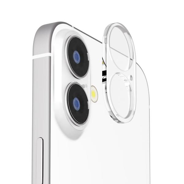 「PG-25ACLG15CL」は、iPhone本体カラーを活かすオールクリアタイプのiPhone 17／16／16 Plus用 カメラフルプロテクターです。光線透過率96%の表面硬度10H光沢ガラスと薄くて耐久性に優れたアクリル素材で一体成...