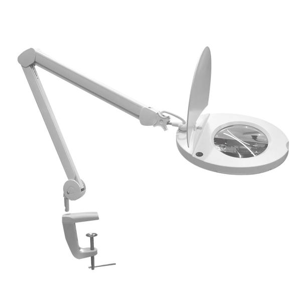 45個LEDライト付きルーペ。無段階調整可能でクランプ式細かい作業をする時に使える、ライト付きのクランプ式ルーペです。45個の高輝度LEDライトで、手元を明るく照らします。アーム部は無段階調整可能でスムーズに高さ調整可能。クランプ式でどこに...