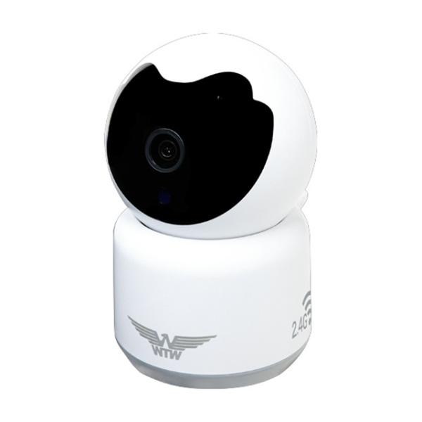 ●500万画素IPパンチルトカメラ●スピーカー・マイク搭載●相互通話可能●音声録音可能●赤外線LED搭載で夜間暗視●自動追尾●屋内仕様●microSD録画●室温・温度センサー付