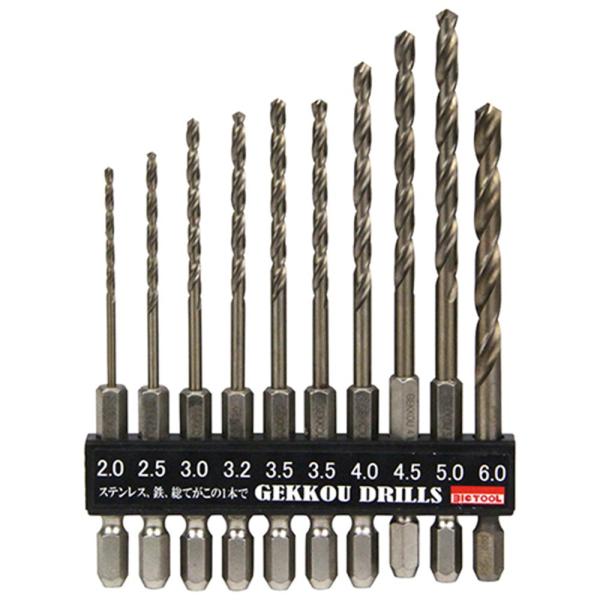 刃先先端部の形状に独自の技術を採用し驚愕の切れ味を実現します。ステンレス鋼、難削材、一般鋼、軟鋼、パイプ等。穴をあける時の食付き能力、切削能力、切りくずの排出性を大幅に改善しました。耐久性は従来品の5倍〜10倍を実現し下穴も不要です。独自技...