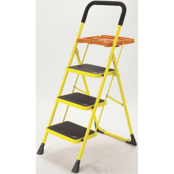 トレー付きで便利な多機能ステップ。●サッと広げるだけで高所もラクラク作業！●荷物の仮置きに便利！安心ストッパー付き。●安全性を考え丈夫なスチール製ステップを採用。●いろんな場所で大活躍！●一家に一台あると何かと便利な優れもの！●ステップが広...
