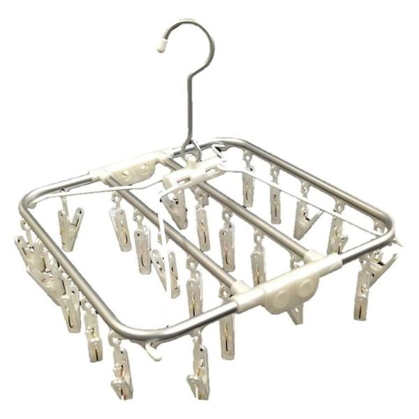 住まいによりそうシンプルシルエット軽くて丈夫なアルミフレームのピンチハンガーが素材感を生かしたモノトーンになりました。汚れがサッと拭き取れます。小物干し・部屋干しに便利な角ハンガー。外に干したくない下着や小物に便利なサイズ。もちろん、屋外で...