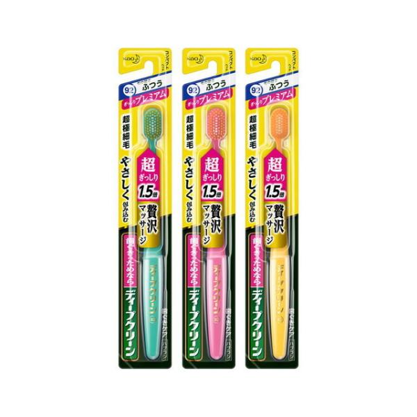 特許技術「超ぎっしり植毛１．５倍」※。ぎっしりつまった超極細毛が、歯と歯ぐきの間に深く届いて汚れをかき出します。歯ぐきまでやさしく包み込んで贅沢マッサージ。弱い力でも握りやすい太めハンドル。※ディープクリーンコンパクトヘッド毛束比