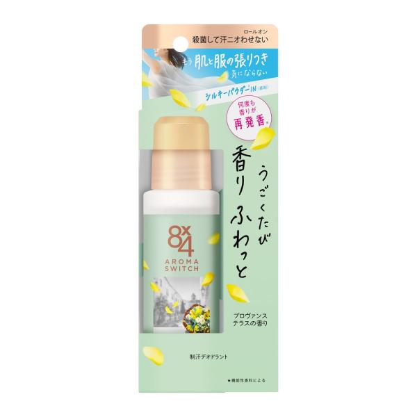 たっぷりサイズ※ロールオン※8×4ロールオン通常品（45mL）比殺菌して一日ずっと汗ニオわせない制汗成分（クロルヒドロキシアルミニウム液）配合殺菌成分（β-グリチルレチン酸）が汗臭の元となるニオイ菌を狙って集中殺菌して防臭消臭成分（消臭グリ...