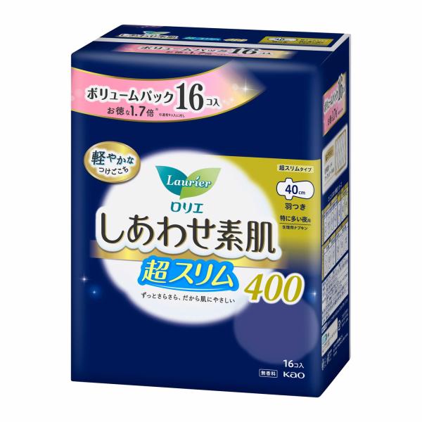 ●ずっとさらさら、だから肌にやさしい。軽やかなつけごこち。●低刺激タッチのワッフルシート採用。肌にあたる面が最小限だから（ロリエ生理用ナプキン内）、こすれにくい。●しっかり吸収、表面に残さない。ドッと出ても経血を素早くすーっと吸い込んで、ベ...
