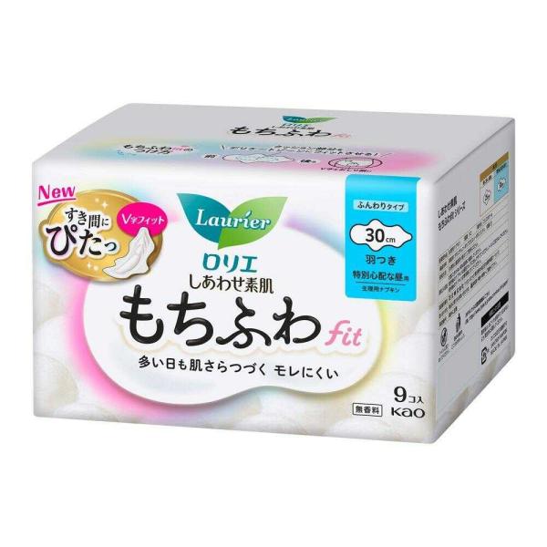 新感覚！もちふわクッションとＶ字フィットがすき間にぴたっもちふわｆｉｔ多い日でも肌さらつづく、モレにくい！●もちふわクッションがからだにフィット。肌にふわわんとしたつけ心地●瞬間吸収で、ドッと出てもベタつきにくい●Ｖ字フィットで、おしりのす...