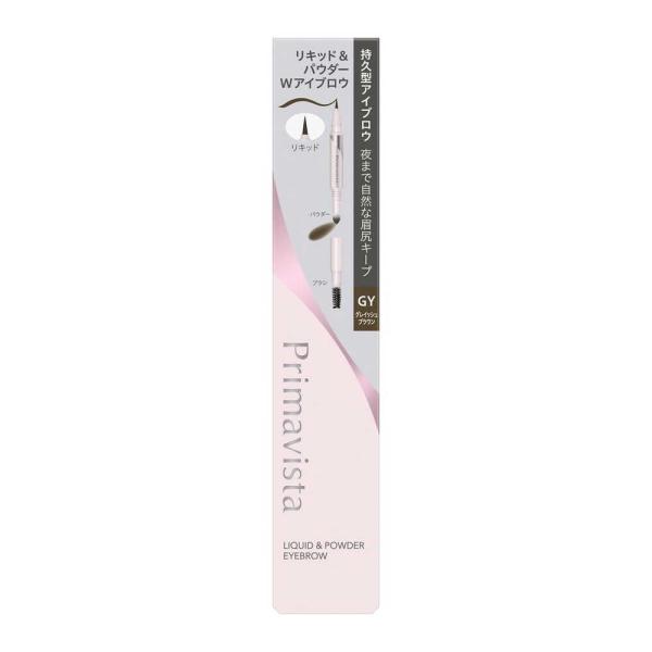 自然で繊細な自眉印象がつづく　リキッド＆パウダーまろ眉・まばら眉・薄眉さんへテクニックレスで　思い通りの眉スタイルが1日続く毛のない地肌部分にも　きちんと描ける　持久型アイブロウ【リキッド】毛のない地肌部分にも　繊細に描け自然な仕上がりが簡...