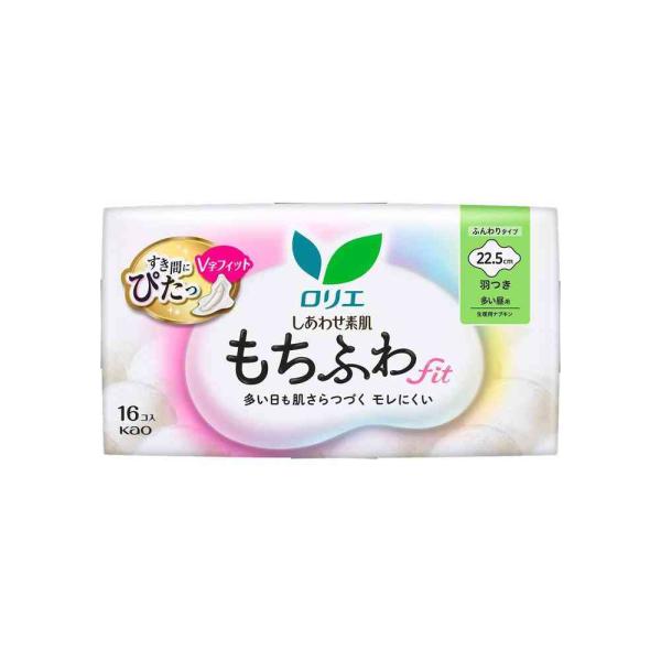 多い日も肌さらつづく！モレにくい！1.もちふわクッションからだにフィット2.ドッと出てもベタつきにくい！3.V字フィットおしりのすき間にぴたっ！後ろもゴワつきにくい無香料